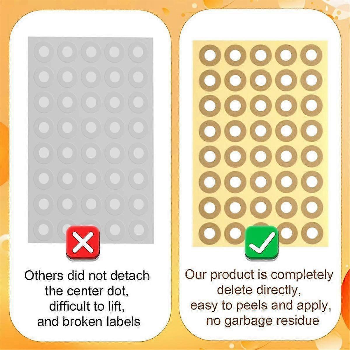 4000pcs Hole Punch Reinforcement Stickers, Self-Adhesive 1/4 Inch ...