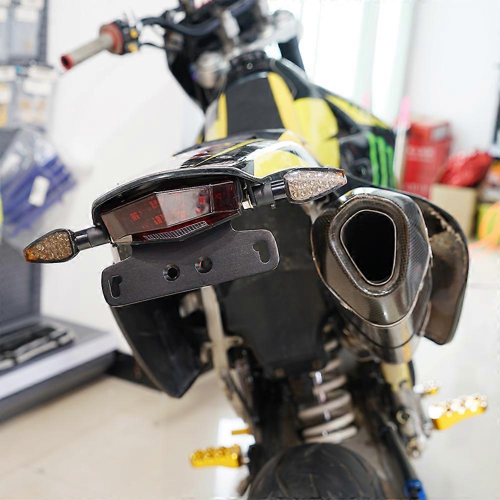 Motorcycle Brake Light Rear Tail Turn Signal Light Tail Tidy Fender For ...