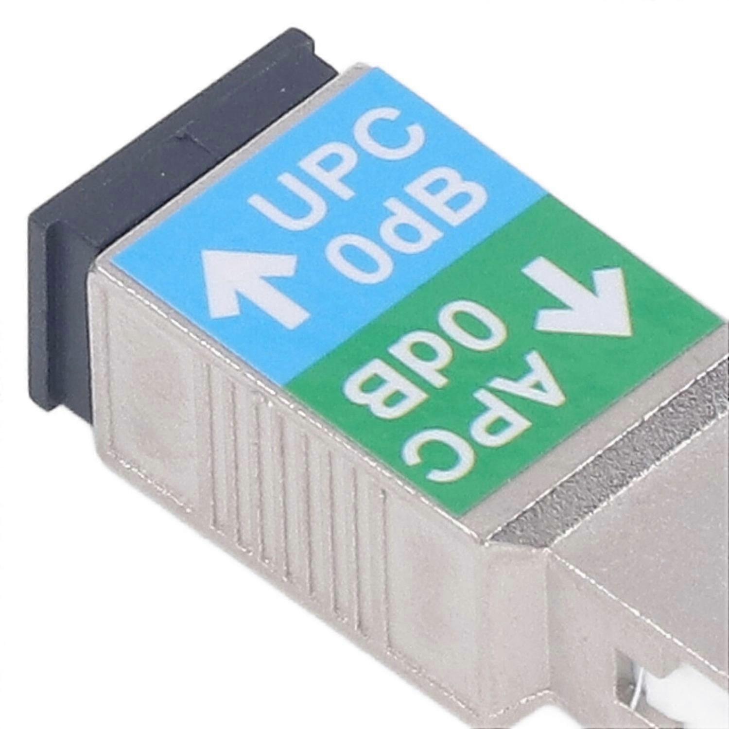 Fiber Optic Connector Adapter SC APC Male to UPC Female Hybrid ...