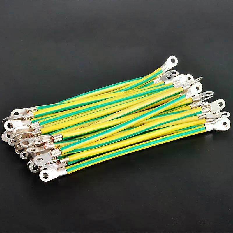 20 pcs BVR Yellow-Green Solar Photovoltaic Grounding Wire Terminals 10 ...