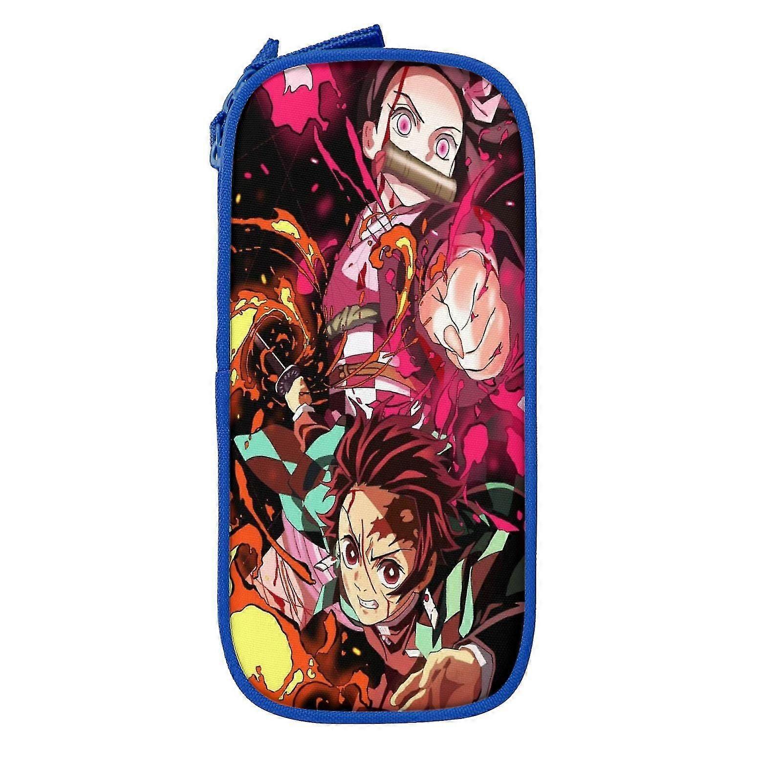 i3439 Demon Slayer Big Capacity Pencil Case, Large Storage Pencil Pouch ...
