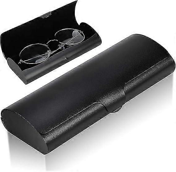 Aluminum Glasses Case, Metal Hard Case for Reading Glasses Black ...