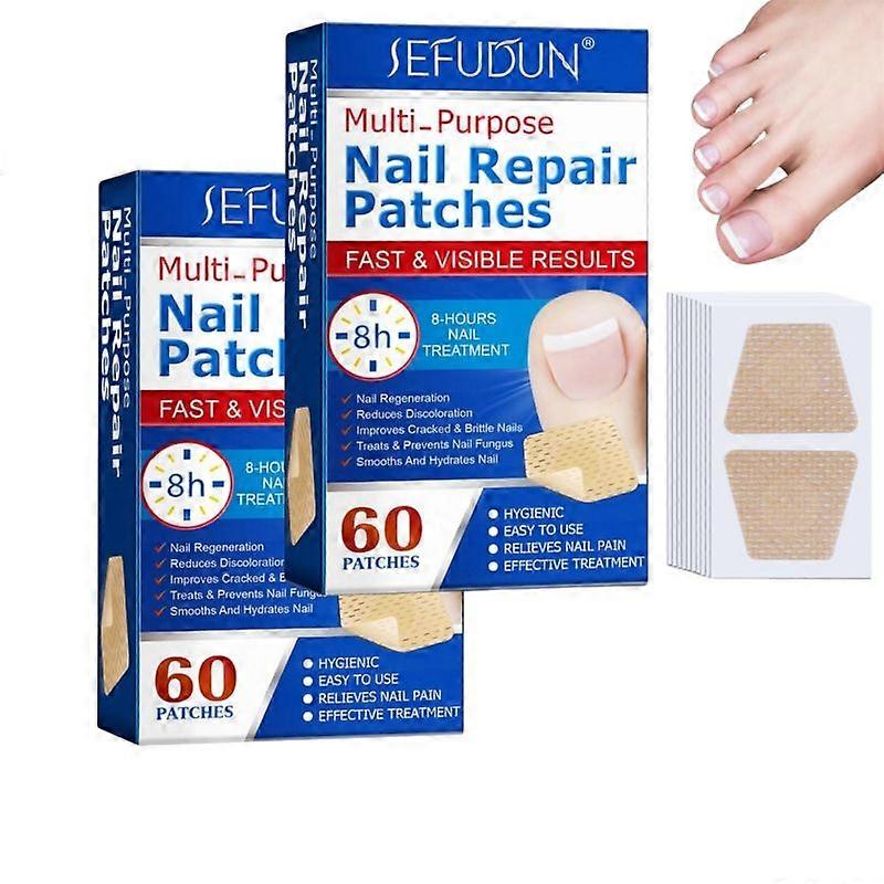2X Nail Treatment Patch Anti Fungal Nail Correction Stickers Ingrown ...