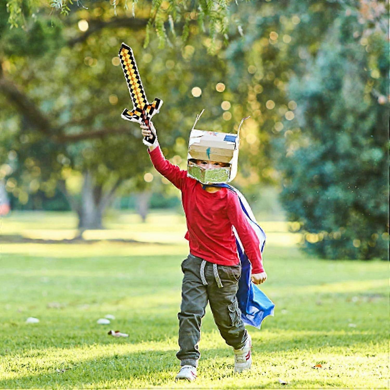 12pcs Inflatable Swords, Pixel Inflatable Sword For Kids Inflatable ...