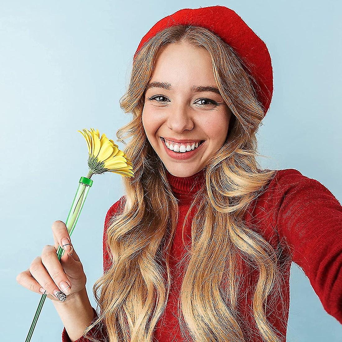 25 Pack Water Tubes For Flowers Long Flower Water Tubes For Flowers For ...