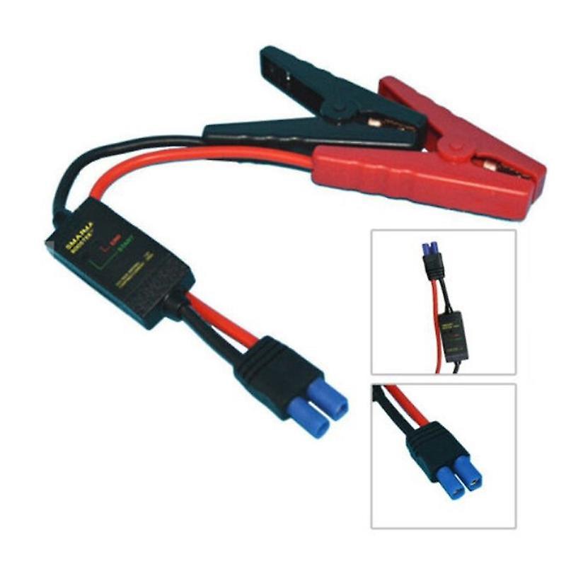 12V 200A-500A Intelligent Booster Cable Smart EC5 Connector Car Truck Emergency Jump Clip ...