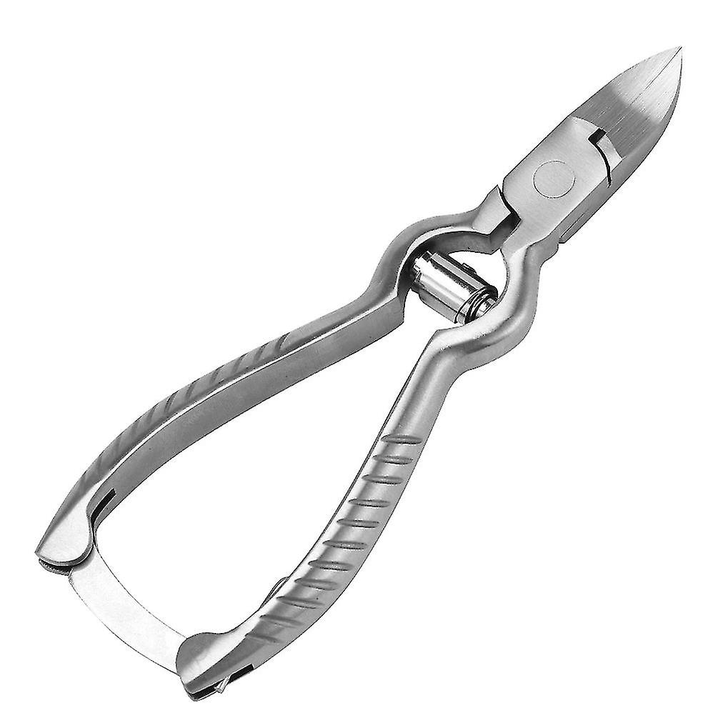 Nail Clippers With Buffer Spring, Ribbed Handles Curved Cutting Head ...