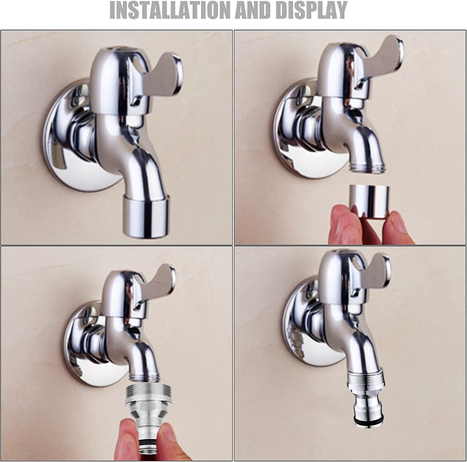 Garden Hose Faucet Adapter Brass M24 Faucet Nose Connector Kitchen ...