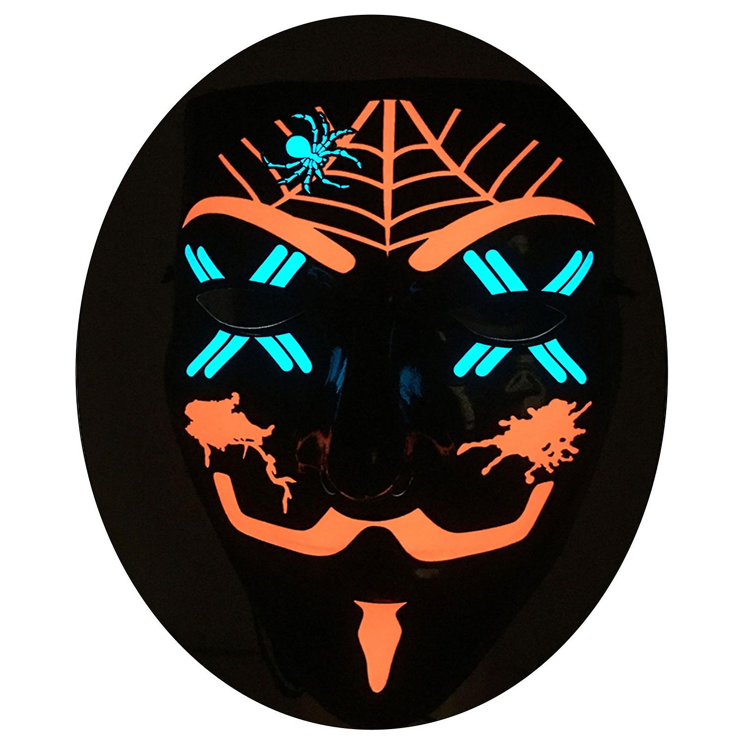 LED Light-Up Skull Mask for Kids and Adults, Battery Operated | Fruugo UK