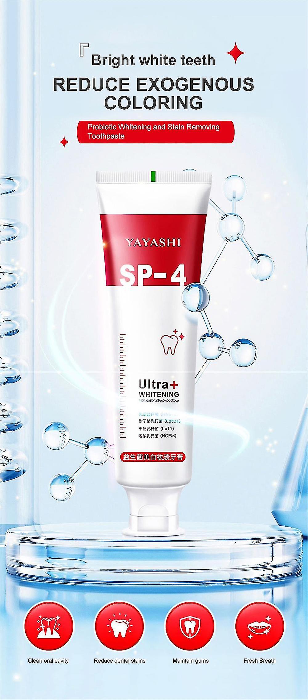 Sp-4 Probiotic Toothpaste, Sp-4 Toothpaste Whitening | Fruugo UK