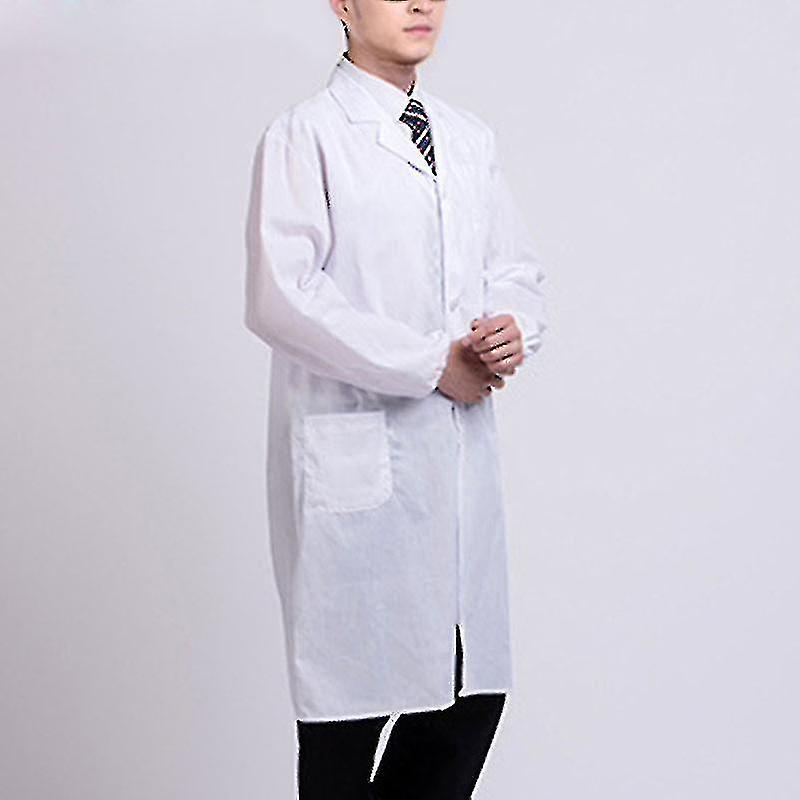 White Lab Coat Doctor Hospital Scientist School Fancy Dress Costume For ...