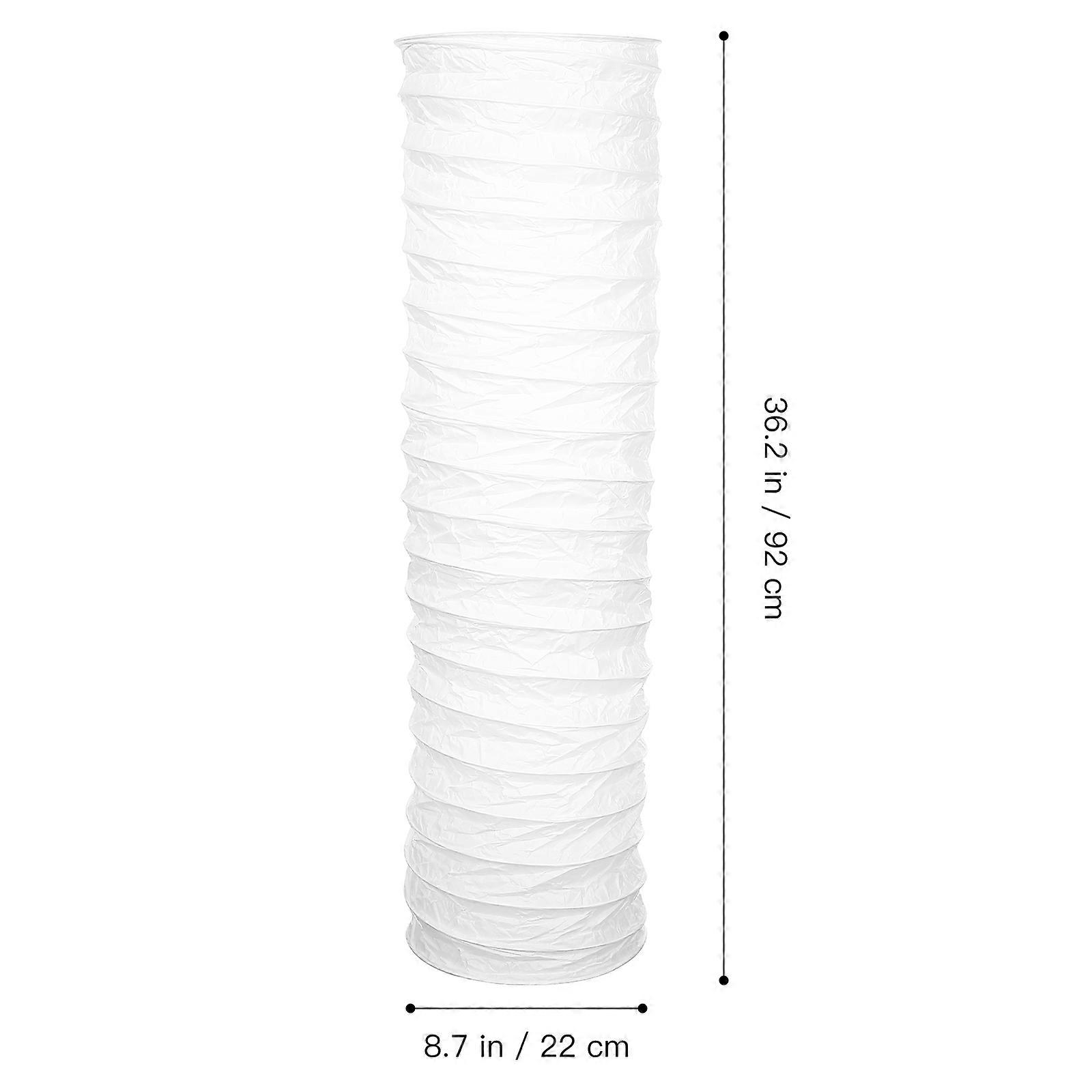 Paper Floor Lamp Shade Nordic Style Foldable Paper Lamp Cover Modern ...