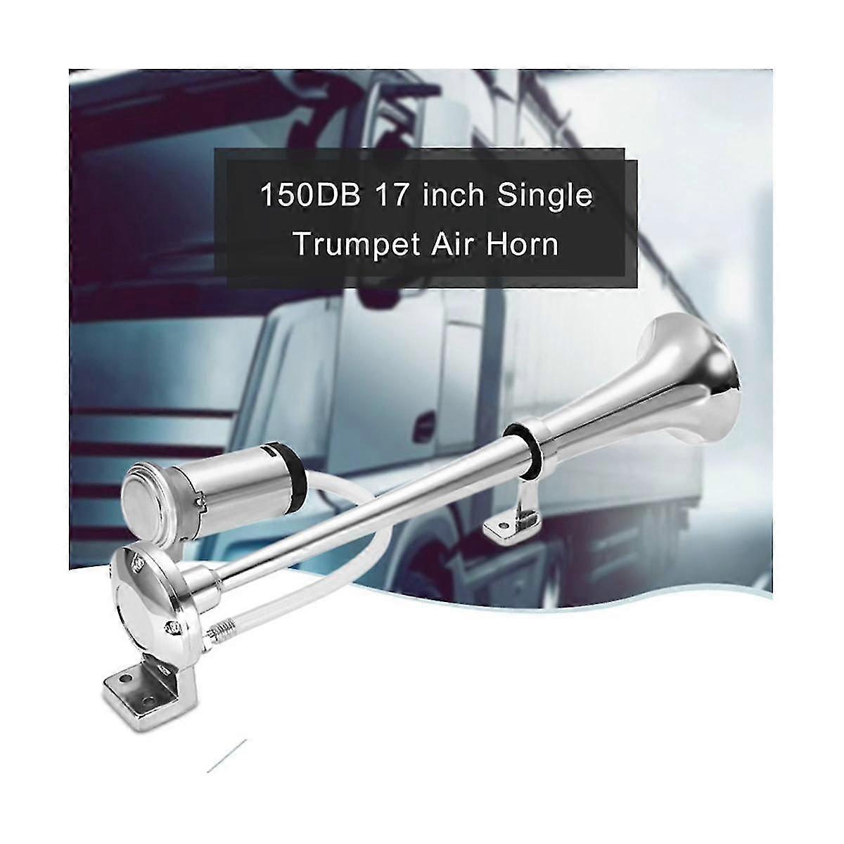 Car Air Horn 17 Inch 150DB 180W Car Siren Tone Pump Single Horn ...