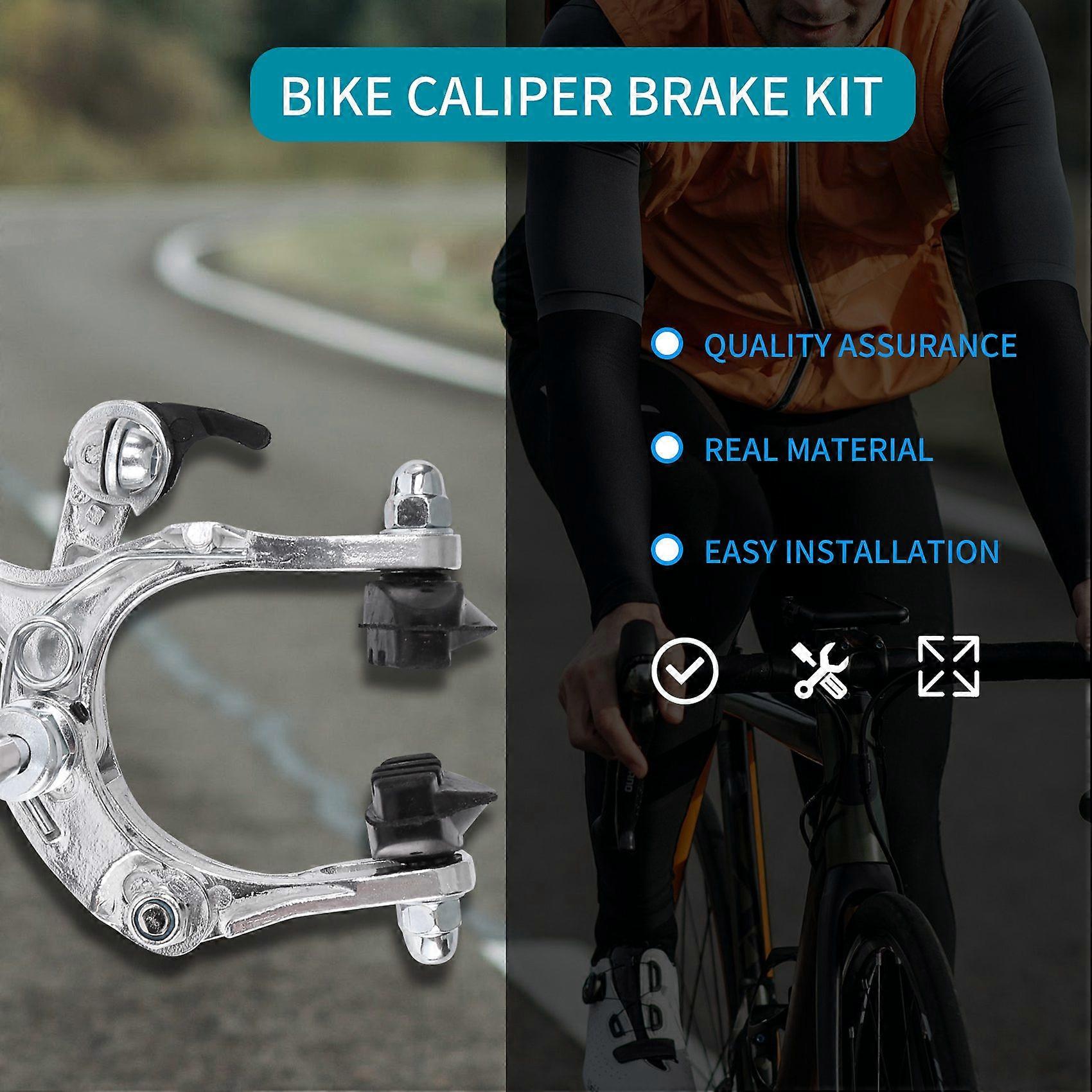 Front Fixie Road Bike Cruiser Brake Set Bike Brake Kit Bike Caliper ...