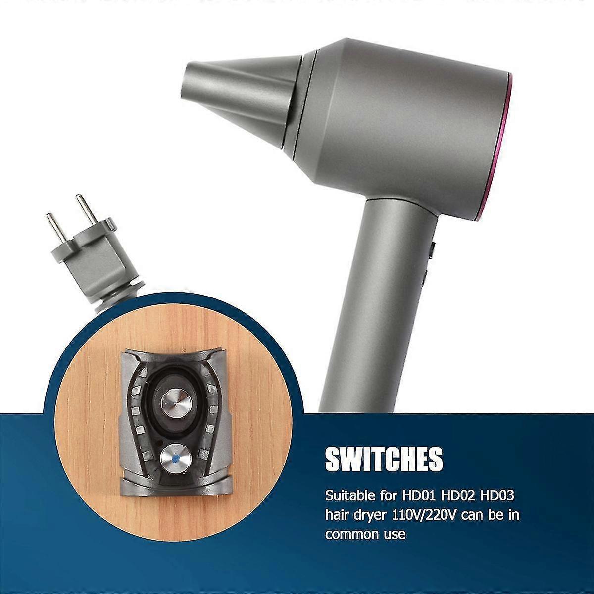 For Supersonic Hair Dryer HD01/HD02/HD03 Universal Power Switch Button ...