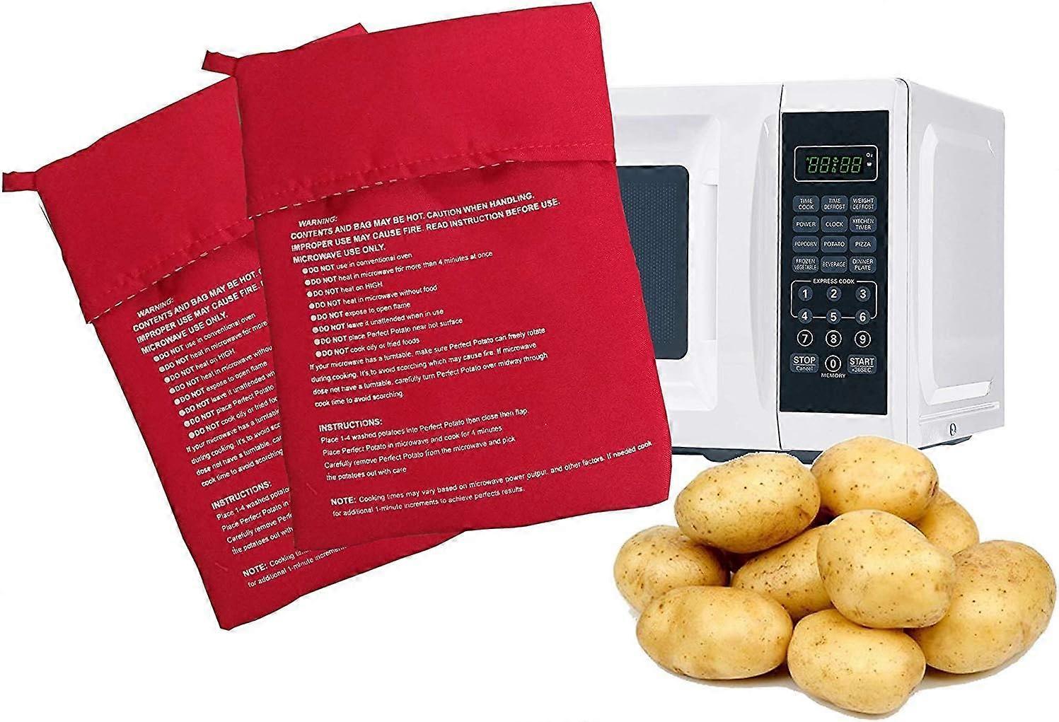 2 Pack Potato Pocket Microwave Potato Pouch - Reusable Kitchen ...