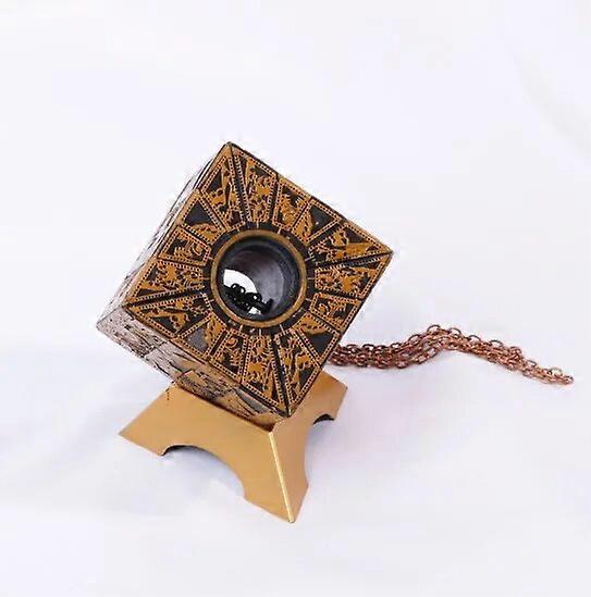 1:1 Hellraiser Cube Puzzle Box Moveable Cube with Chain Lament Terror ...