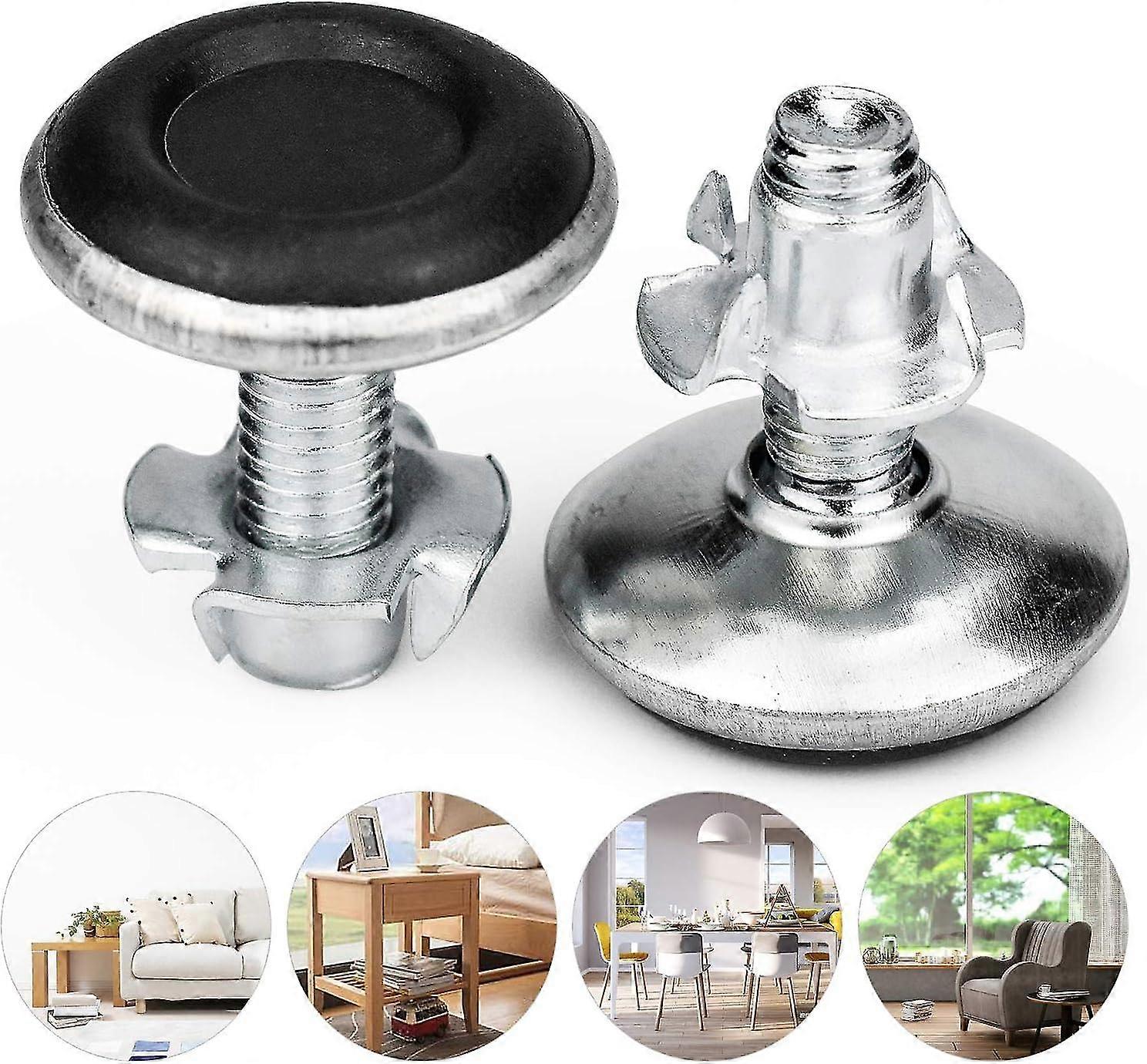 20 Pack Adjustable Furniture Jack Leg, Leveling Foot With T-nut ...