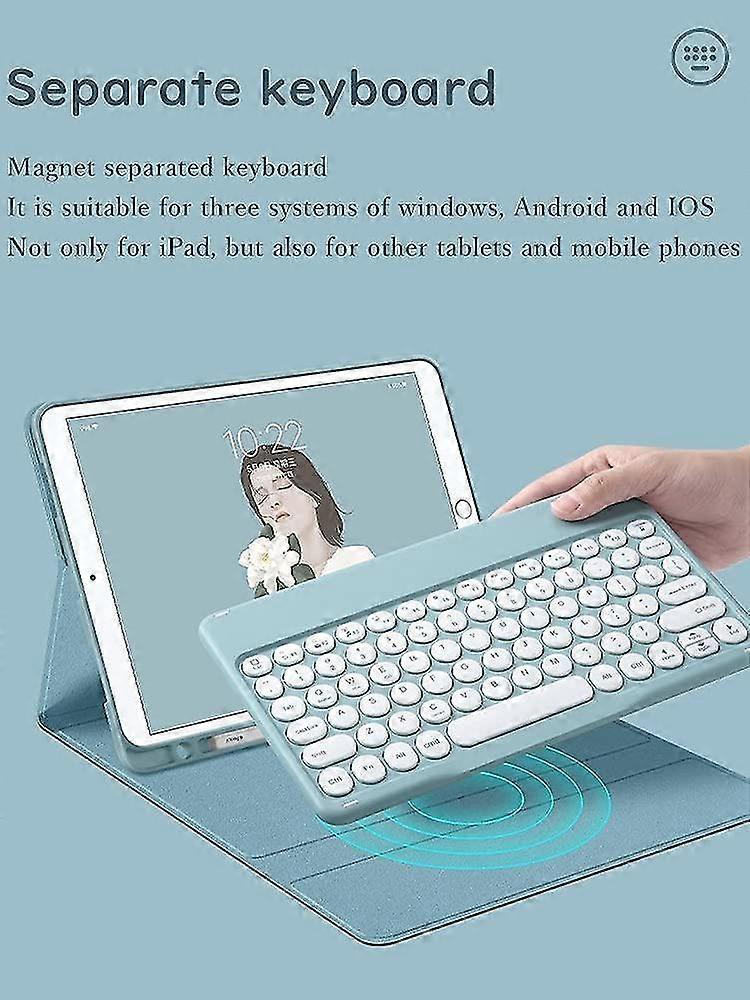 Ipad Mini 5th Generation Mini 4 7.9 Inch Keyboard Case Cute Round Key ...