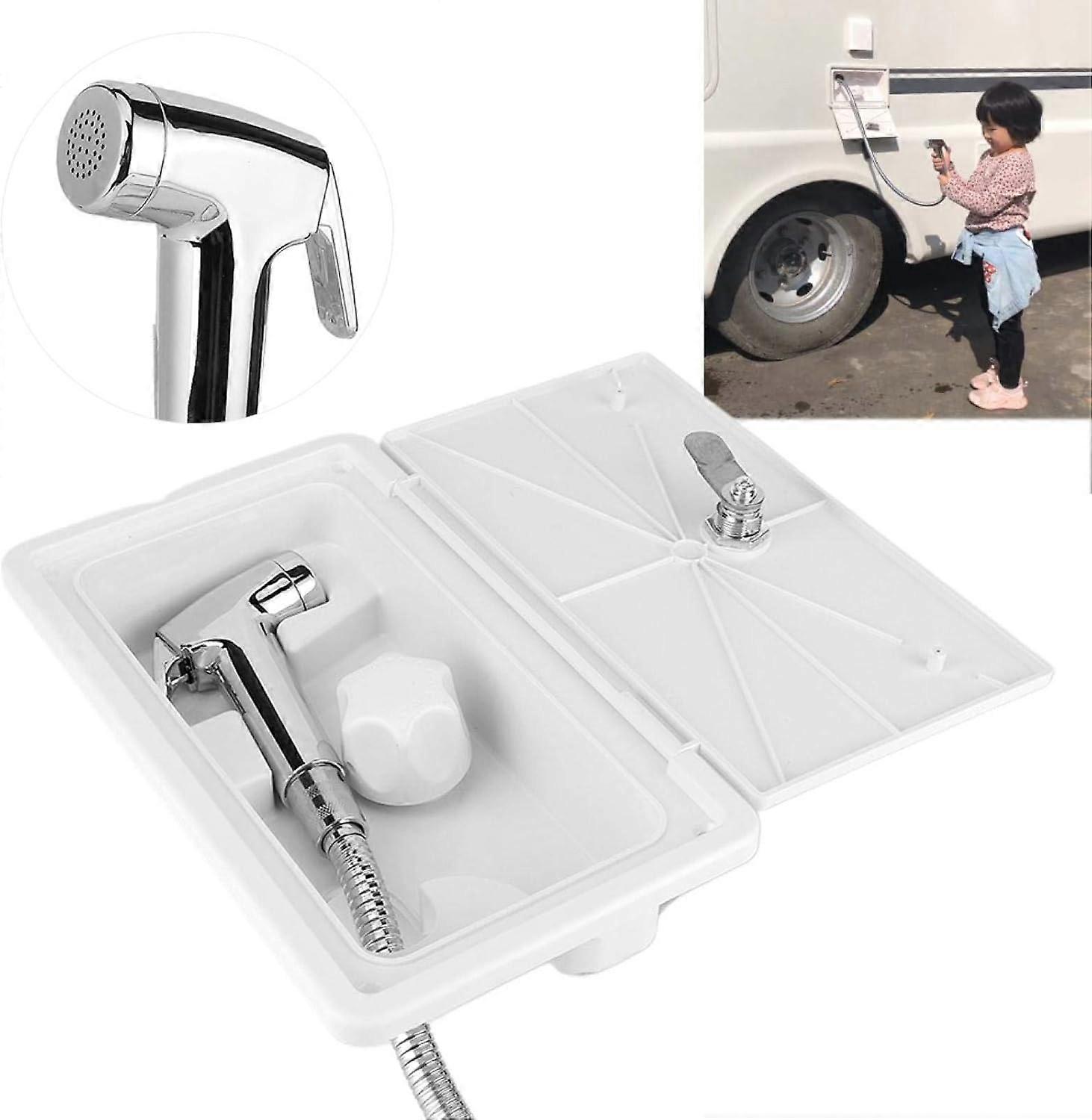 RV Exterior Shower Box, RV Van Shower, ABS Exterior Shower Box Kit Hot ...