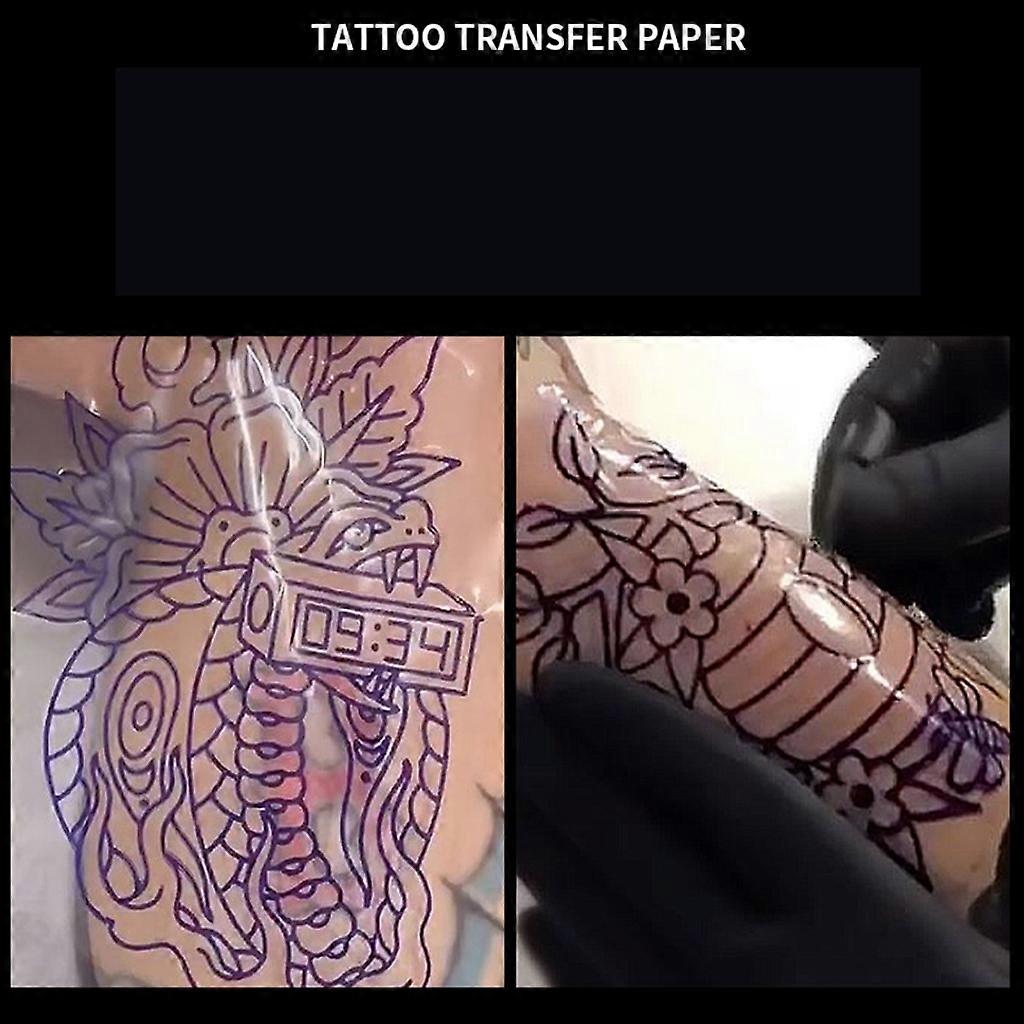 Tattoos Transfer Paper Stencils 50pcs A4 Size Sheets for Easy Transfers ...