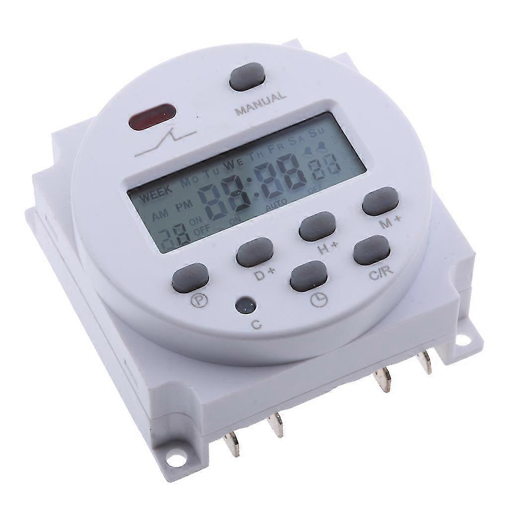 Timer switch for solar lights digital programmable timer dc/ac 12 volt ...