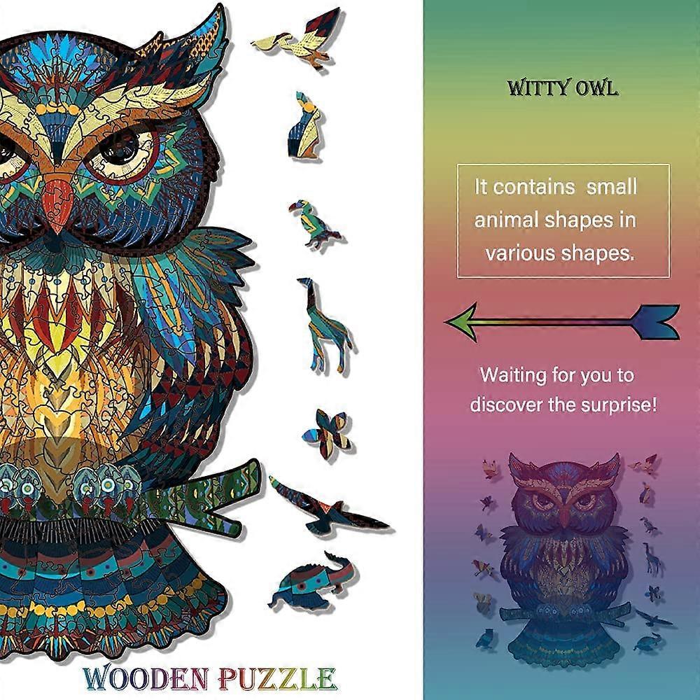 Wooden Puzzles for Adults,Wooden Animals Shaped Puzzles,Unique Shaped ...