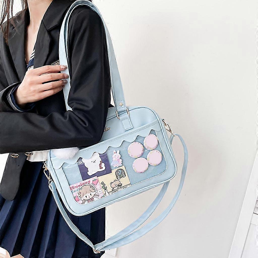 Japanese High School Girls Jk Bag Women Pu Itabag Handbags Transparet ...