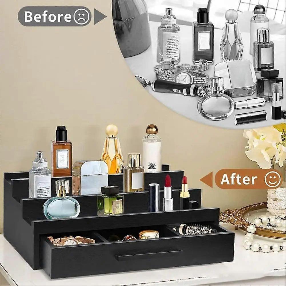 Perfume Organizer Tray Fragrance Rack Three-Layer Perfume Holder ...