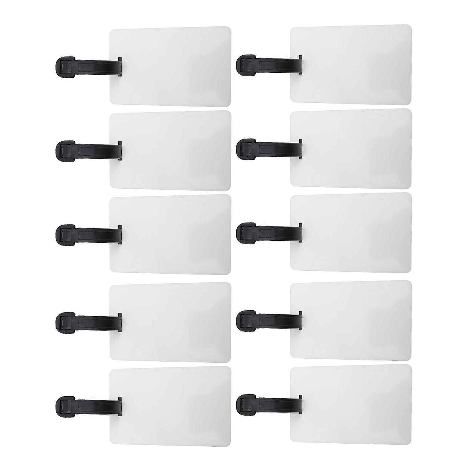 10pcs Sublimation Luggage Tag White MDF Double Sided Printable Eye ...