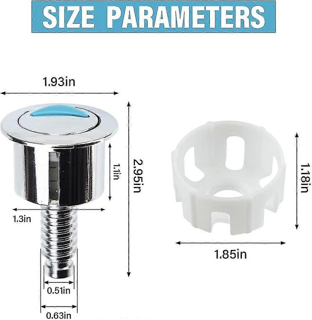 Toilet Buttons Replacement, Push Button Toilet Flush Toilet Flush ...