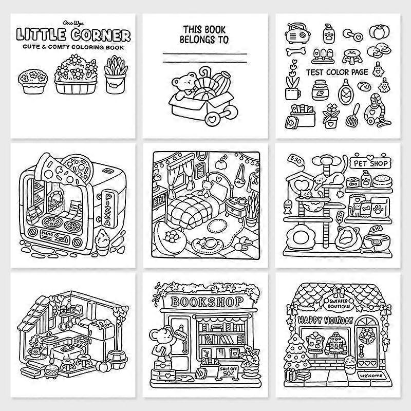 Little Corner/Cozy Friends/Spooky Cutie/Comfy Days/Fuzzy Hygge/Girl ...