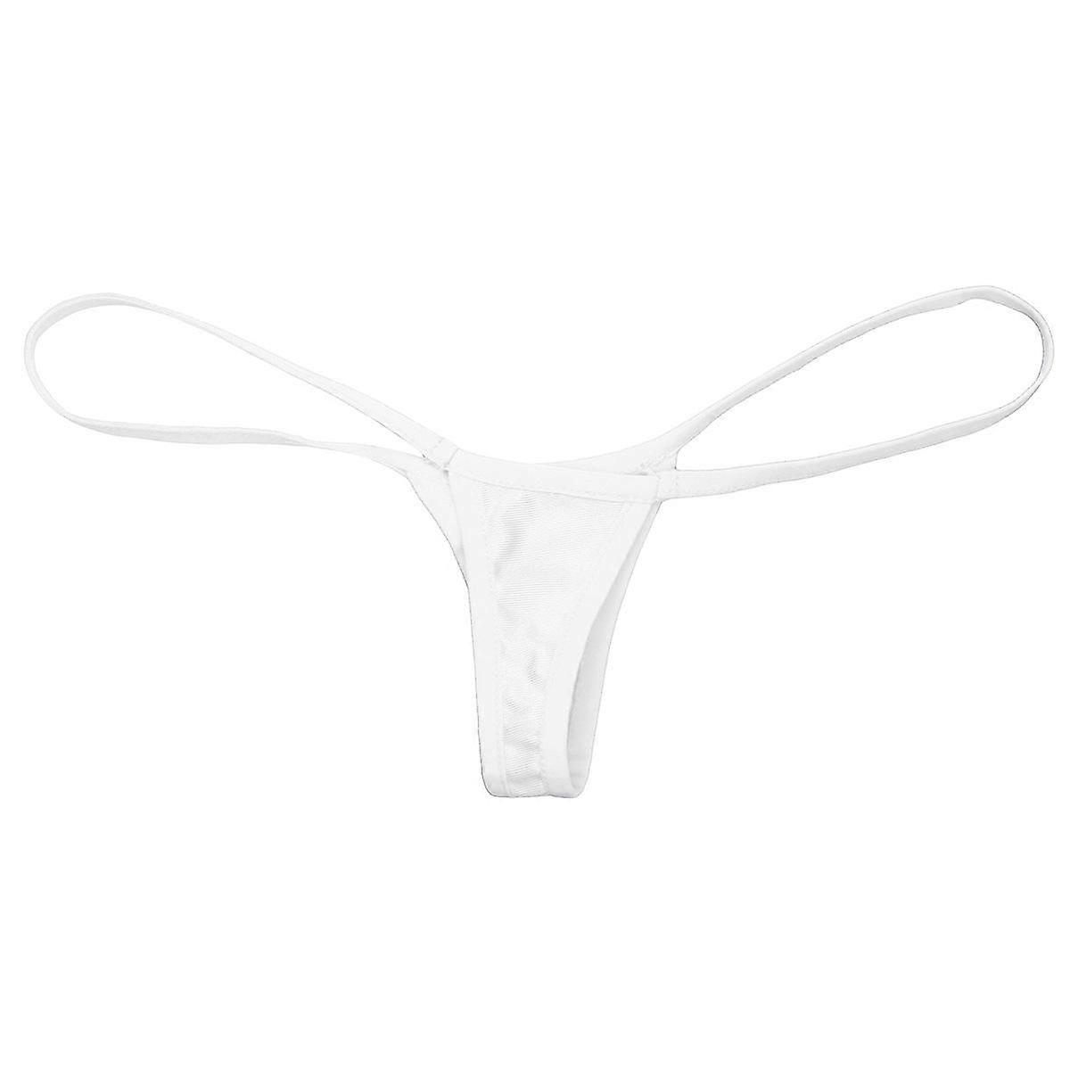Women's Stretchy Low Rise Micro Mini G-String T-Back Thongs Bikini ...