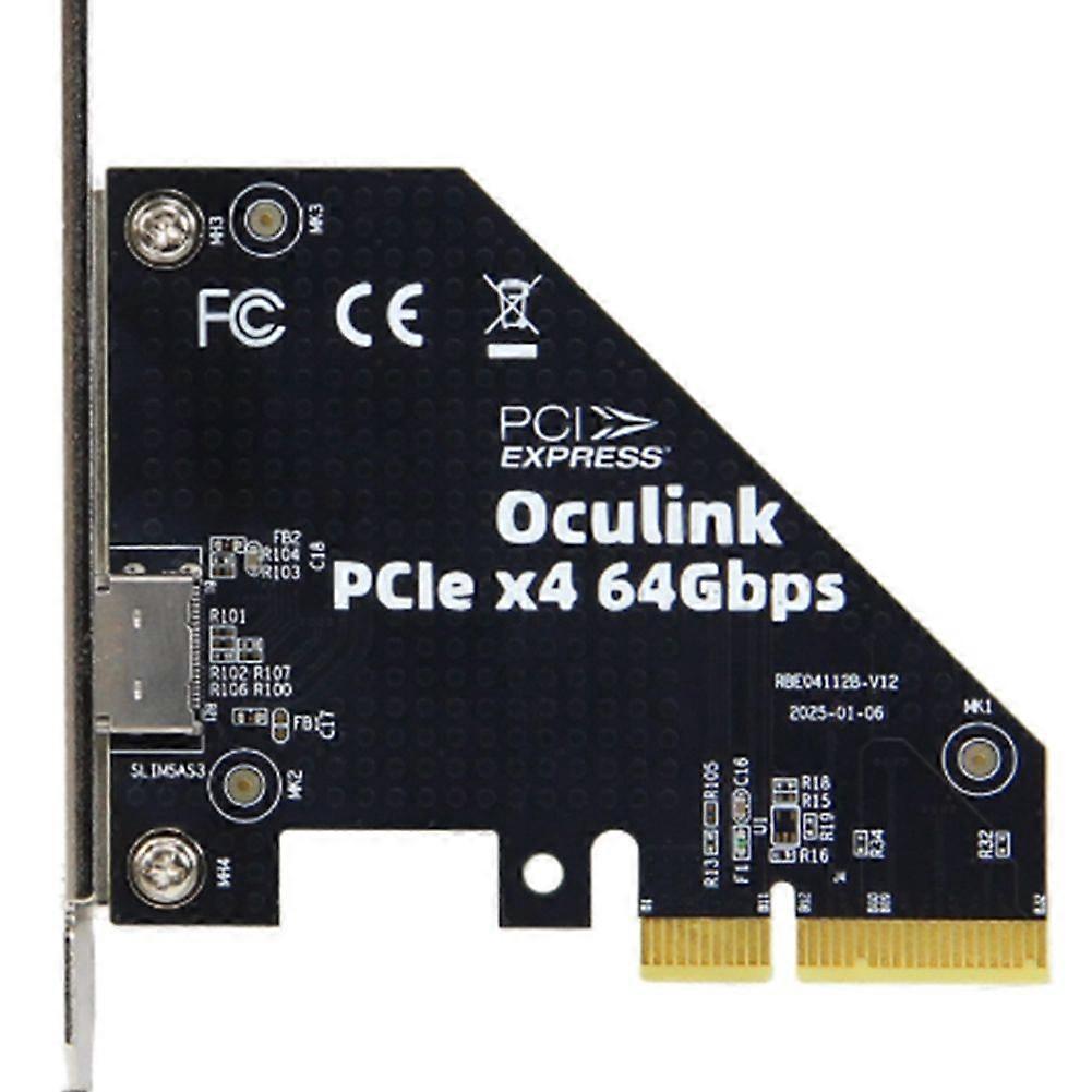 PCIe X4To SFF 8611&8612 Adapter Card Expansion Card PCIeX4/to Oculink ...