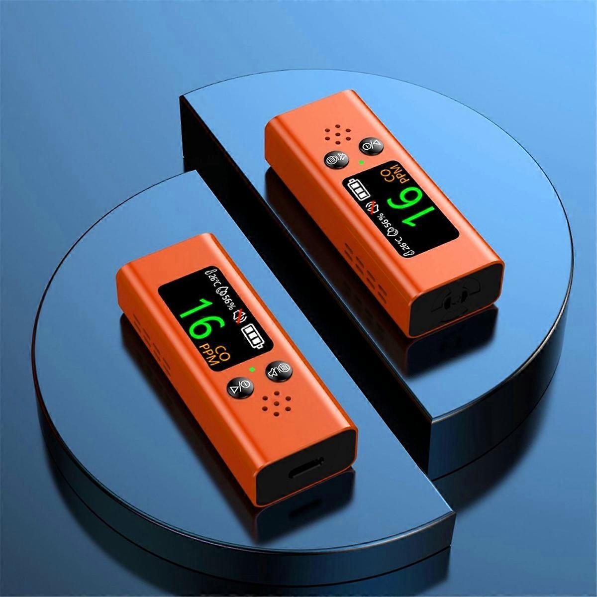 3-in-1 Portable Carbon Monoxide Detector Mini CO Detector,A | Fruugo UK