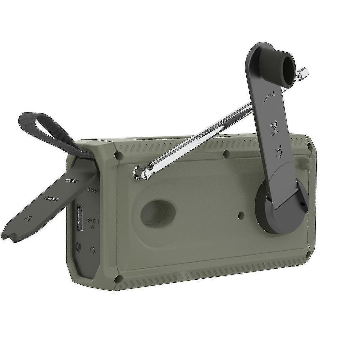 Portable Dab/fm Radio, 4000mah Dynamo Solar Radio, Solar Crank Radio ...