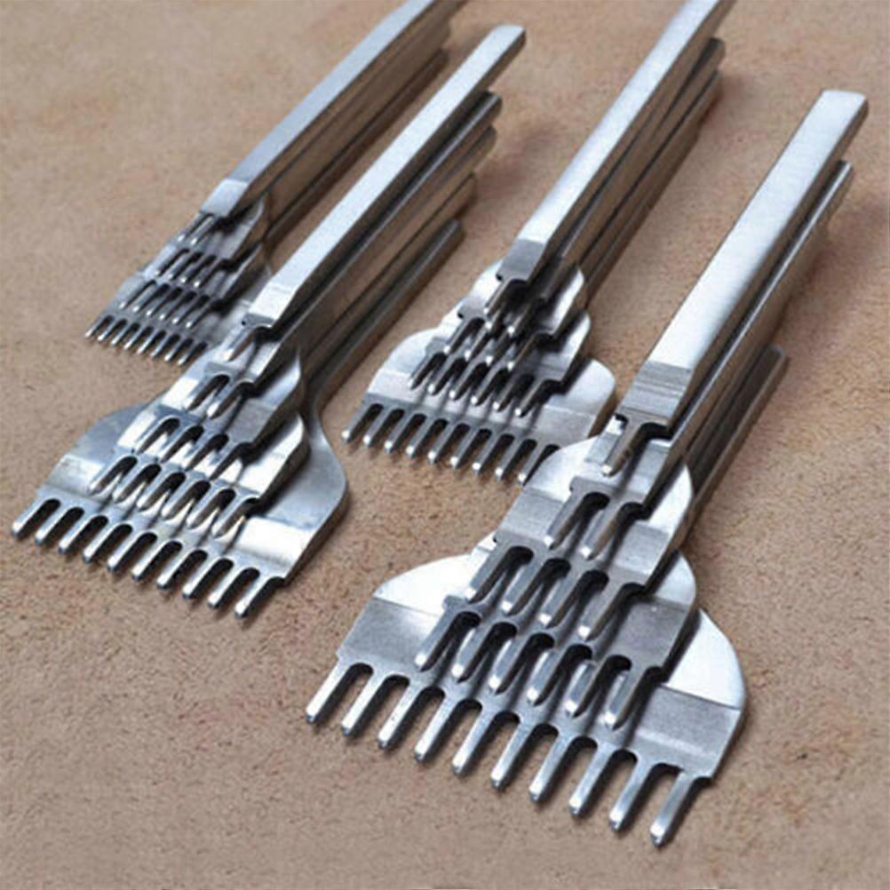 Multi-Prong Punch Set For Leather Craft, High Speed Steel Chisel With ...