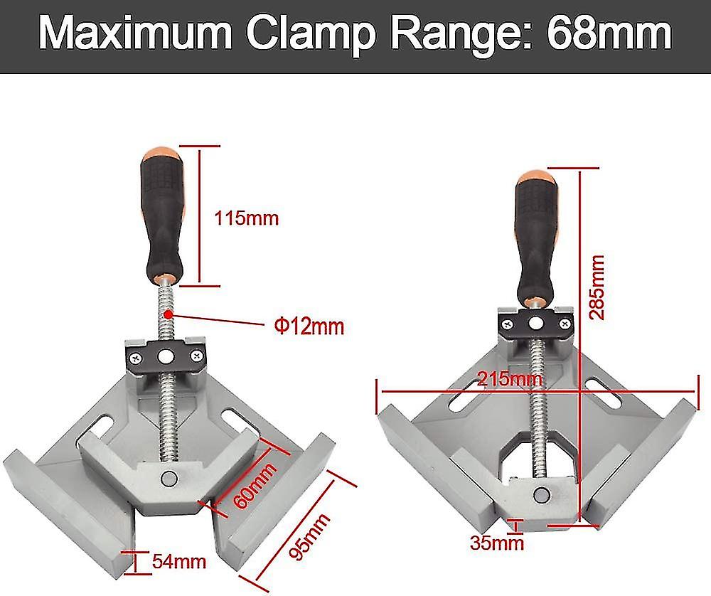 90 Degree Right Angle Clamp Aluminum Alloy Right Angle Clamp Angle ...