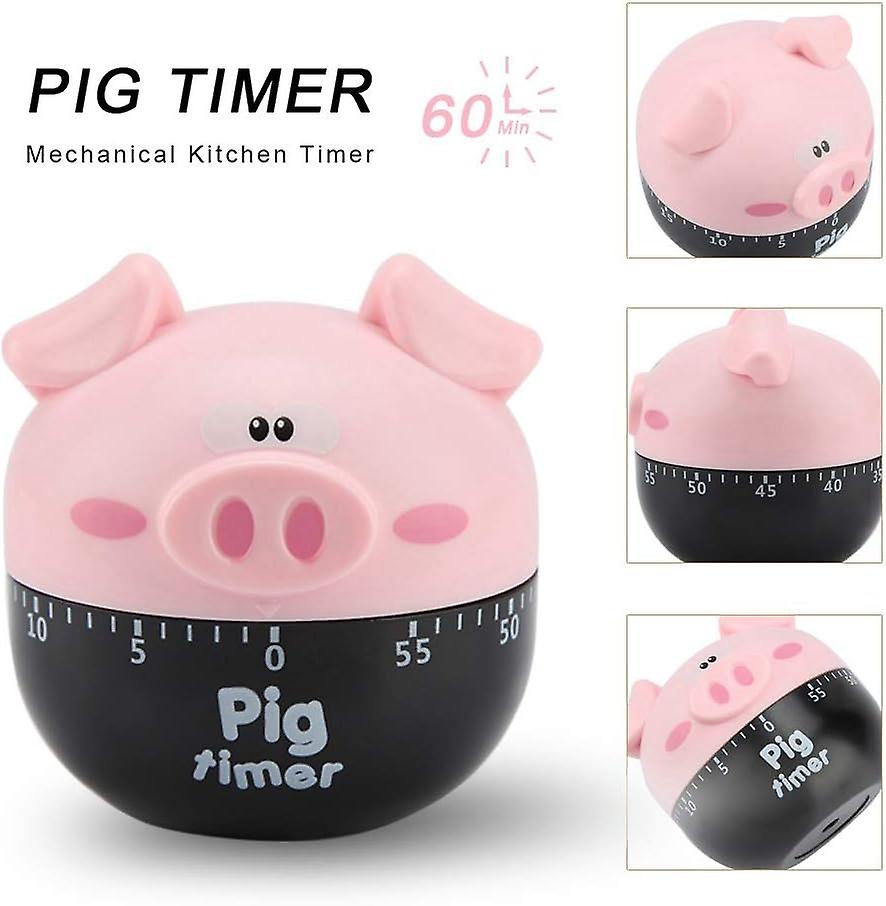 Cute Cartoon Pig Kitchen Timer Mechanical Timer Counter Cooking Timing ...