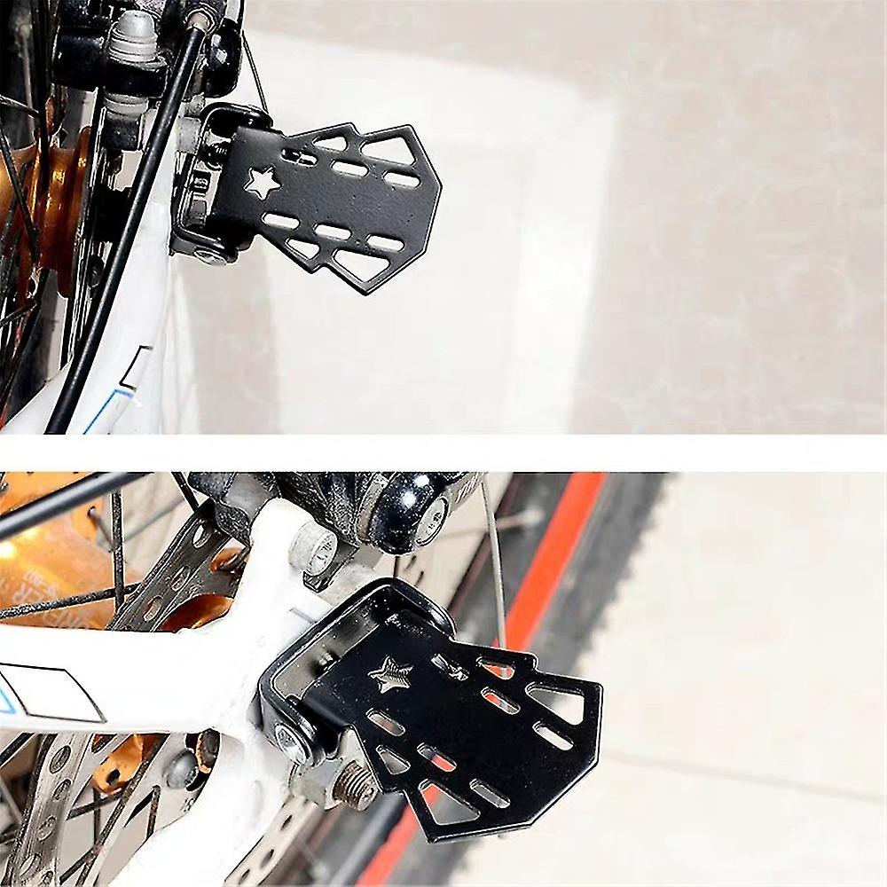 2 st Cykel Bakfotpedal Cykel Vikbart fotstöd för barn Baksätessäkerhet ...