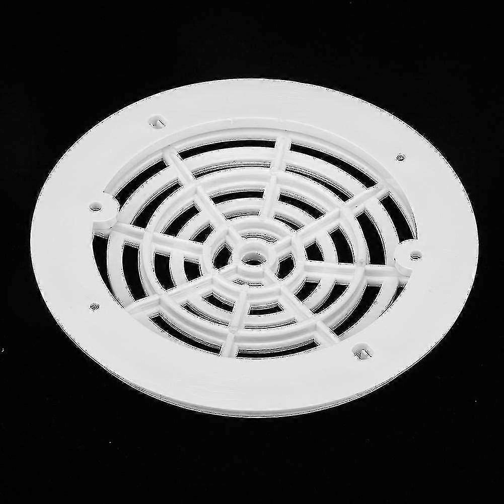 8inch Pool Main Drain Cover The Top Grate Bottom Mounting Plates White ...