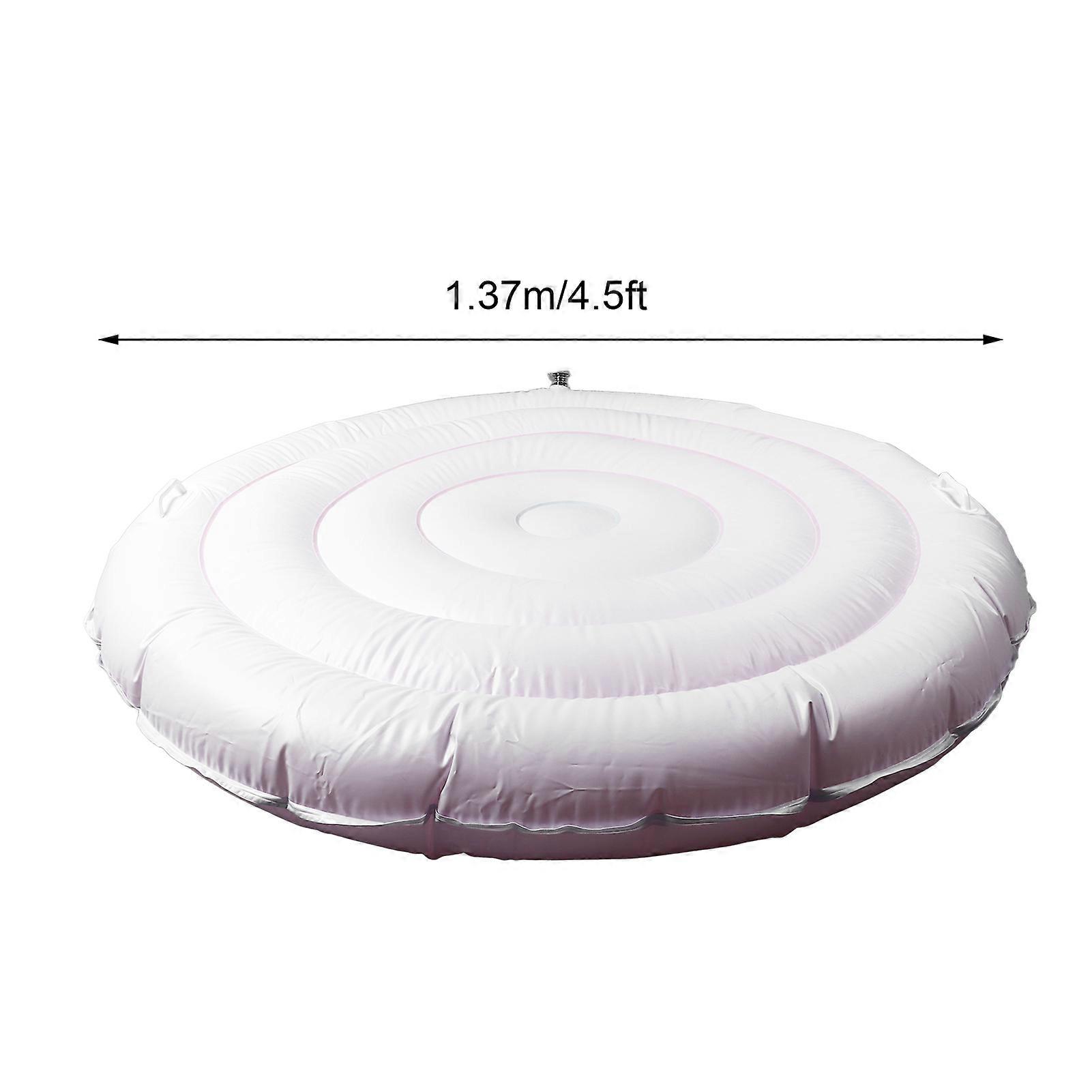 4.5ft Inflatable Hot Tub Cover Pvc Round Universal Rapid Inflation ...
