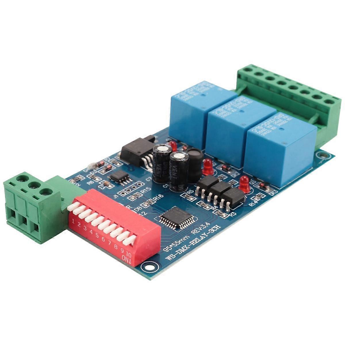 4X 3CH DMX 512 RELAY OUTPUT , LED Dmx512 Controller Board, LED DMX512 ...