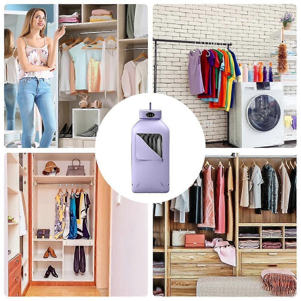 600W Portable Clothes Dryer Electric Smart Drying Rack Hang for ...