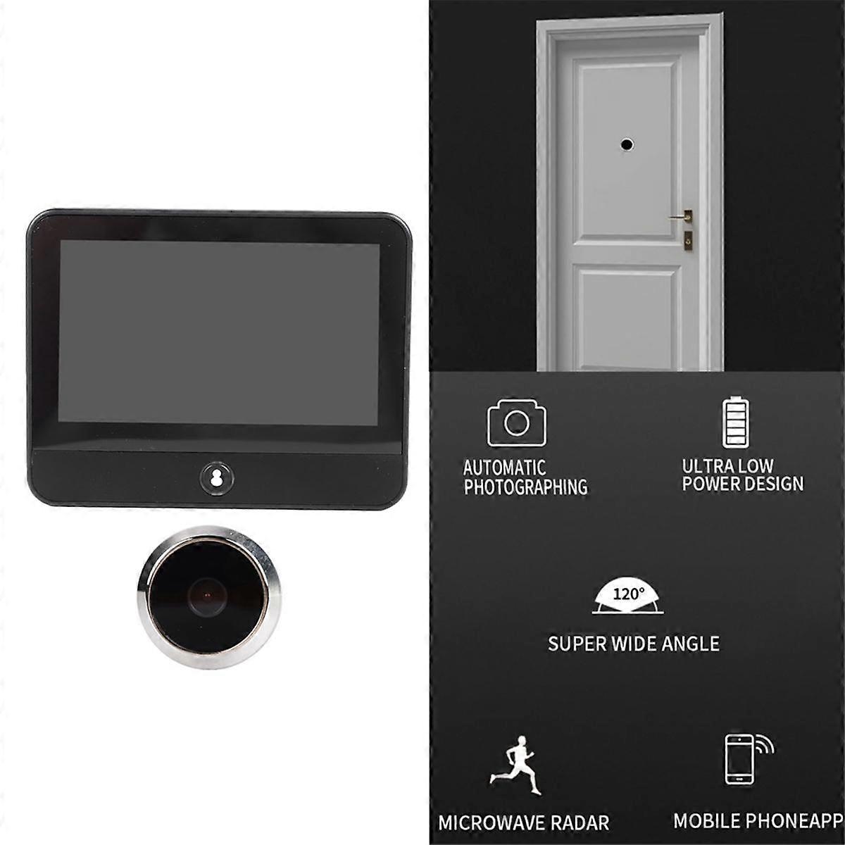 Digital Door Viewer Visual Doorbell for TUYA Digital Door Viewer 1080P ...