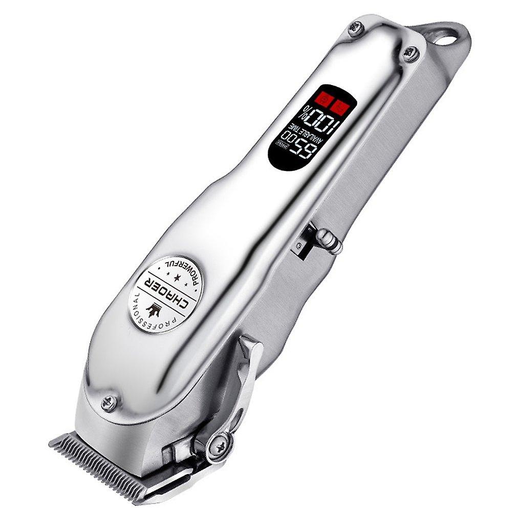 C99 elektrische Ganzmetall-LCD-Clipper Haarschneidemaschine ...