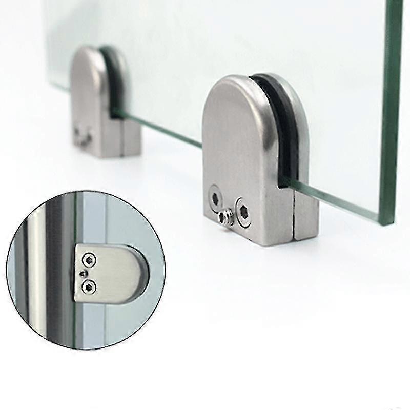 Glass Clamps 4/8pcs Stainless Steel Glass Clamps Adjustable Glass ...