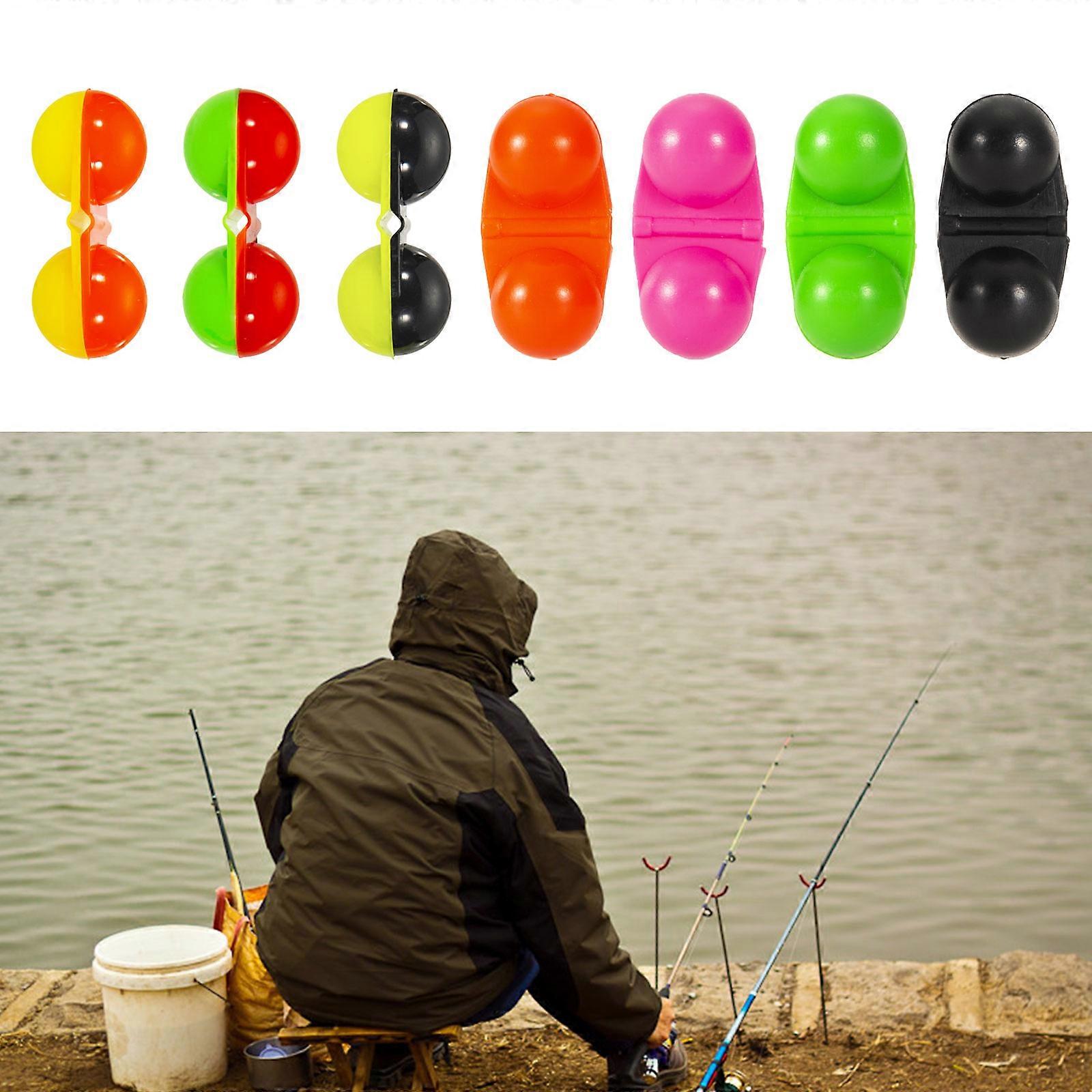 10Pcs Double Turn Rattle Fish Bite Alarm Vibrate Bead Rattles Fish ...