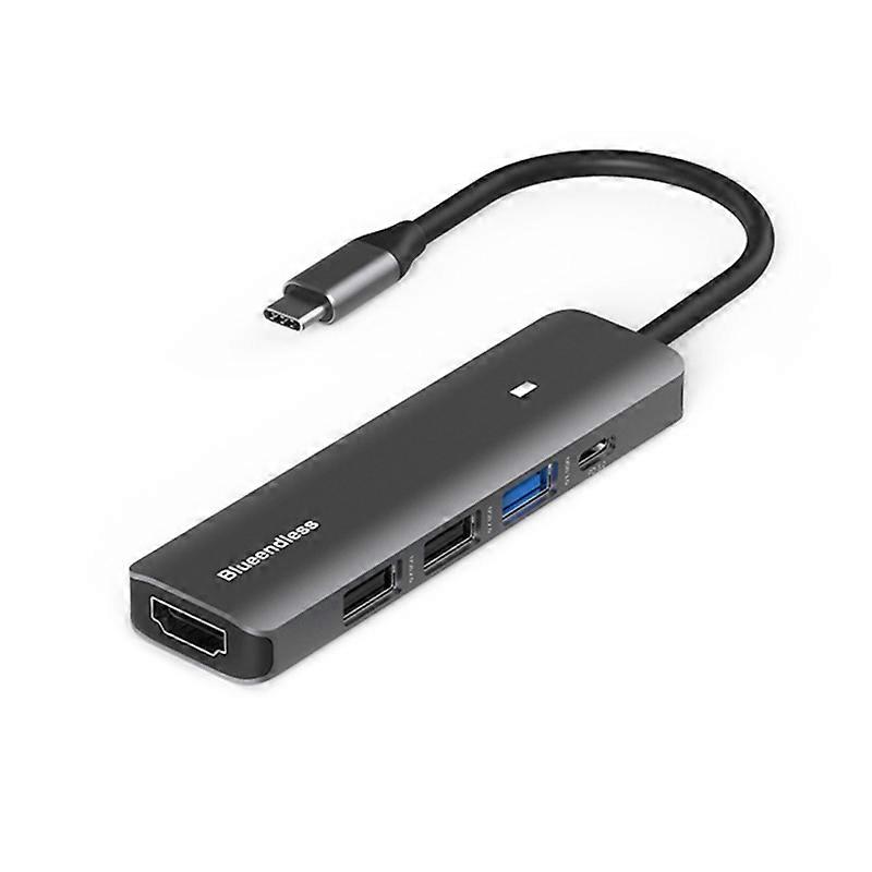 Blueendless Type C Hub 5/7 in 1 USB3.0 2.0 Splitter HDMI-Compatible PD ...