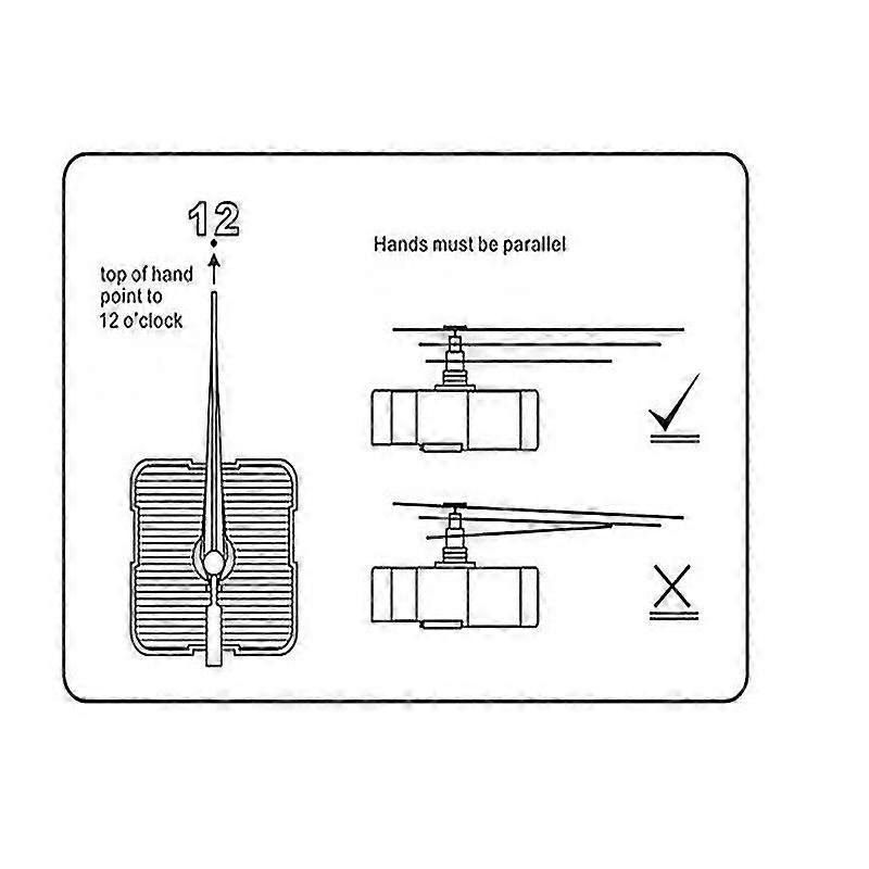 12 Inch Vintage/retro Wall Clock, With Large Numbers | Fruugo UK